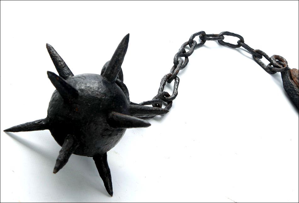 Antiquísimo Mangual o "Lucero del Alba" en Buenas Condiciones. Circa 1500