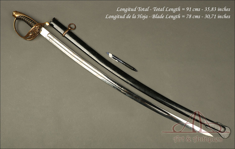 Antigua Espada Sable Imperial Alemana. Kaiser Guillermo. Circa 1920