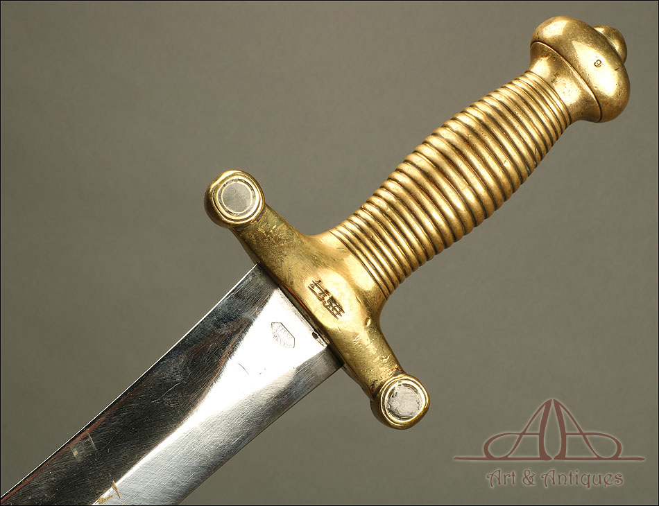 Antiguo Machete Talabot Francés para Tropas a Pie Modelo 1831. Francia