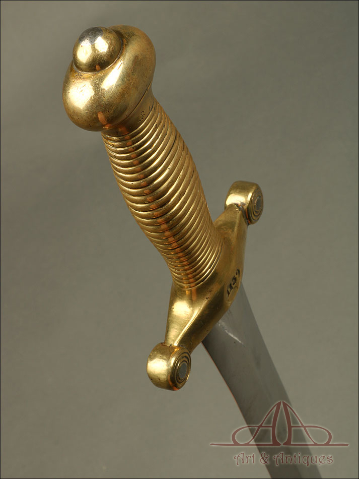 Antiguo Machete Talabot Francés para Tropas a Pie Modelo 1831. Francia